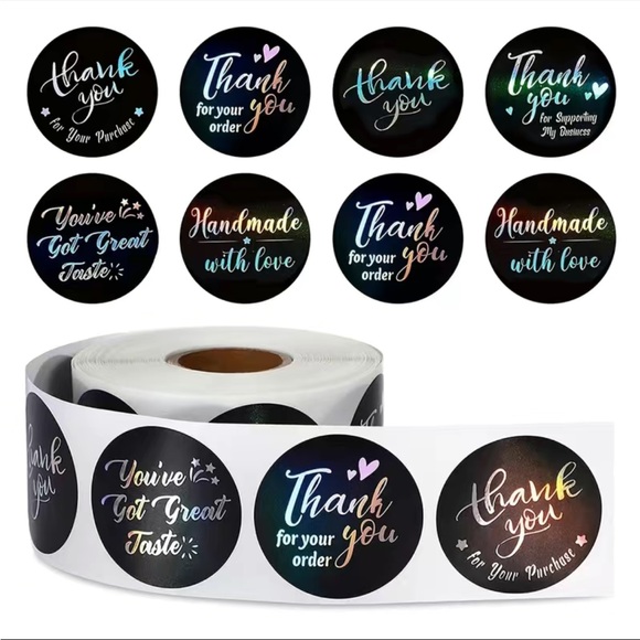 Office | 10 Thank You For Your Order Stickers | Poshmark